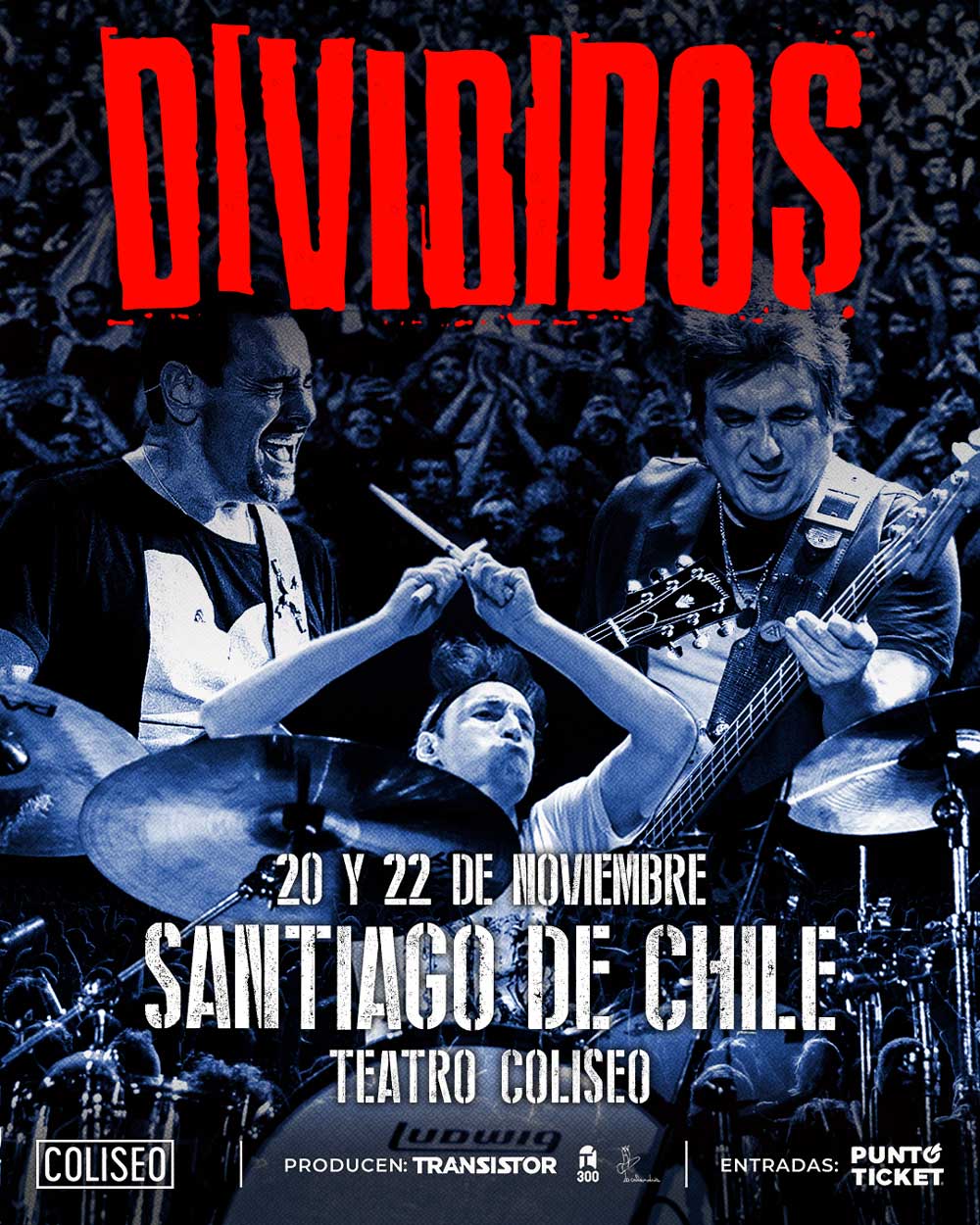 Divididos regresa al país y con una jornada doble en Teatro Coliseo ...